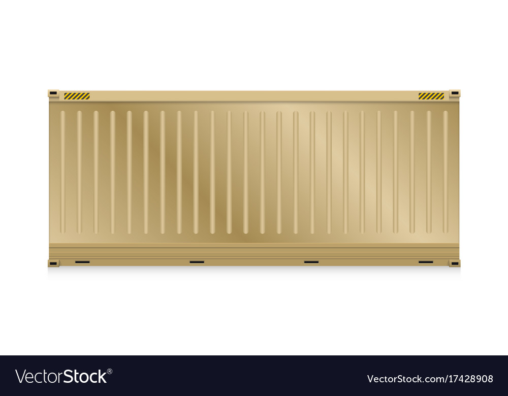 Cargo container Royalty Free Vector Image - VectorStock