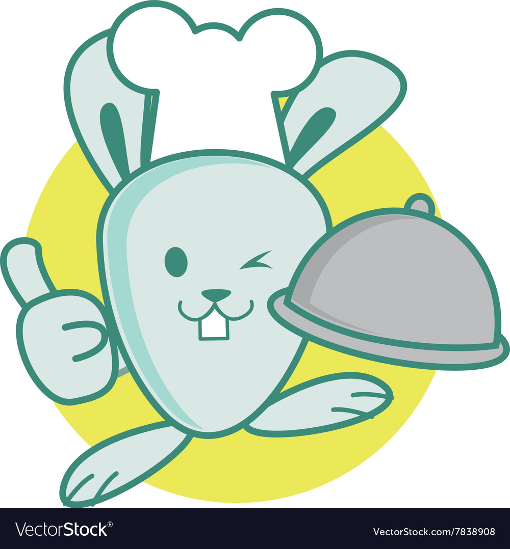 Chef Rabbit Royalty Free Vector Image - VectorStock