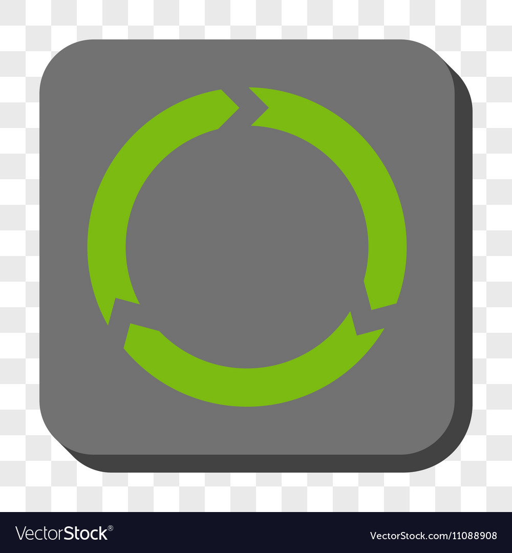 Rotation rounded square button Royalty Free Vector Image