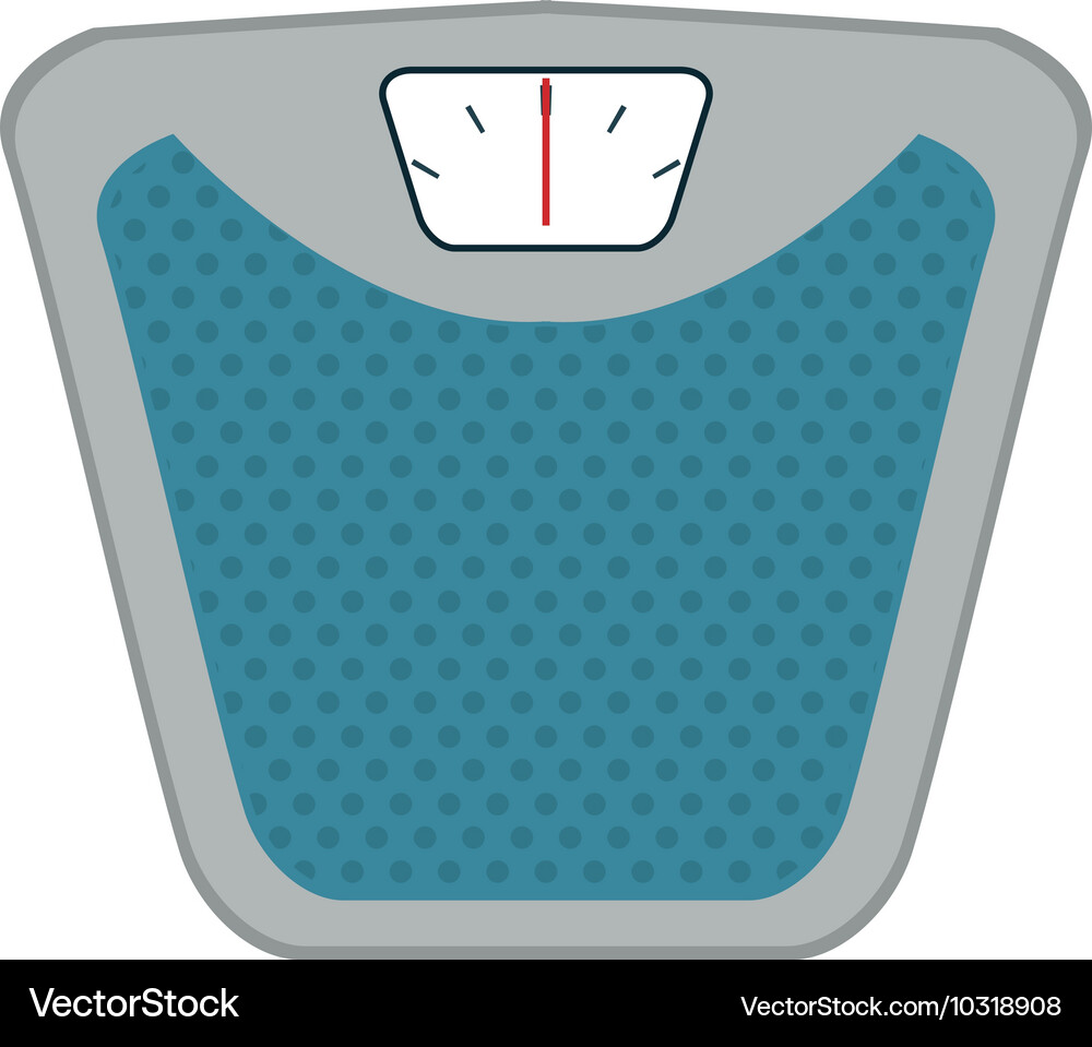 Scale healthy lifestyle gym design Royalty Free Vector Image