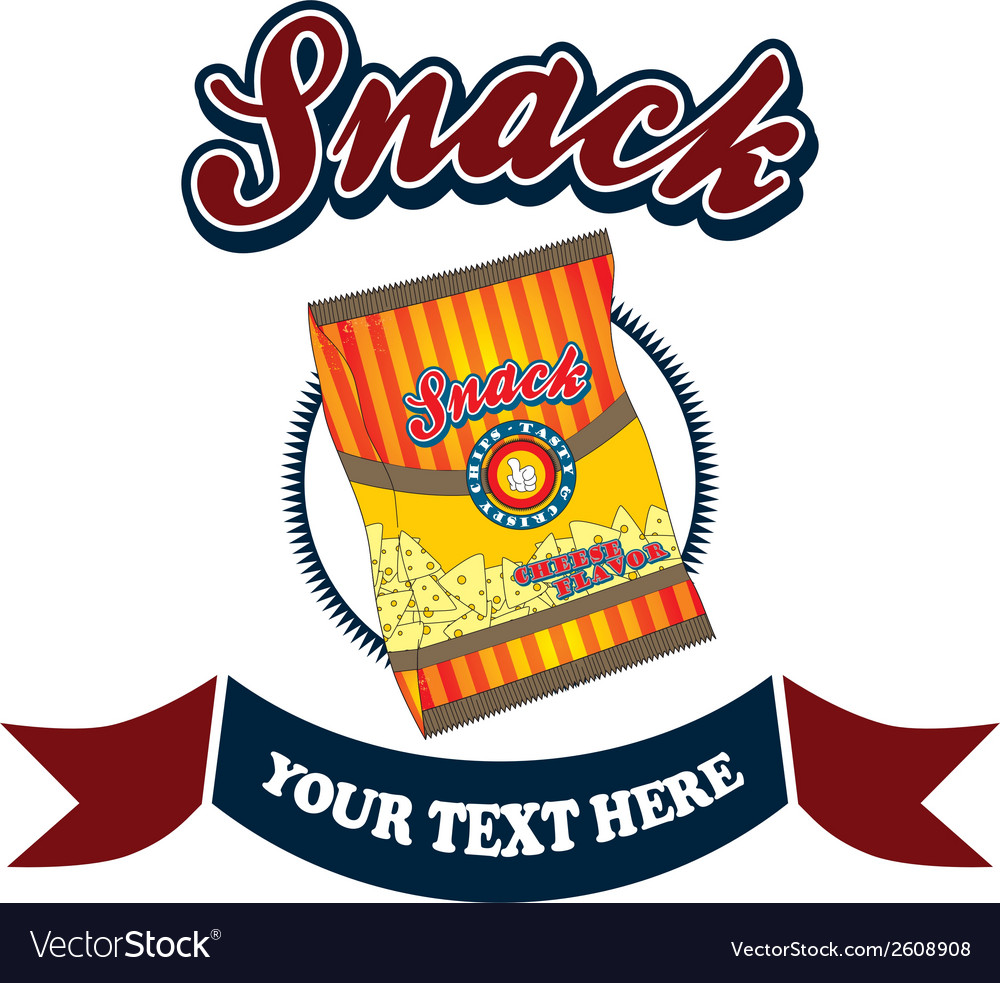 Snack Royalty Free Vector Image - VectorStock