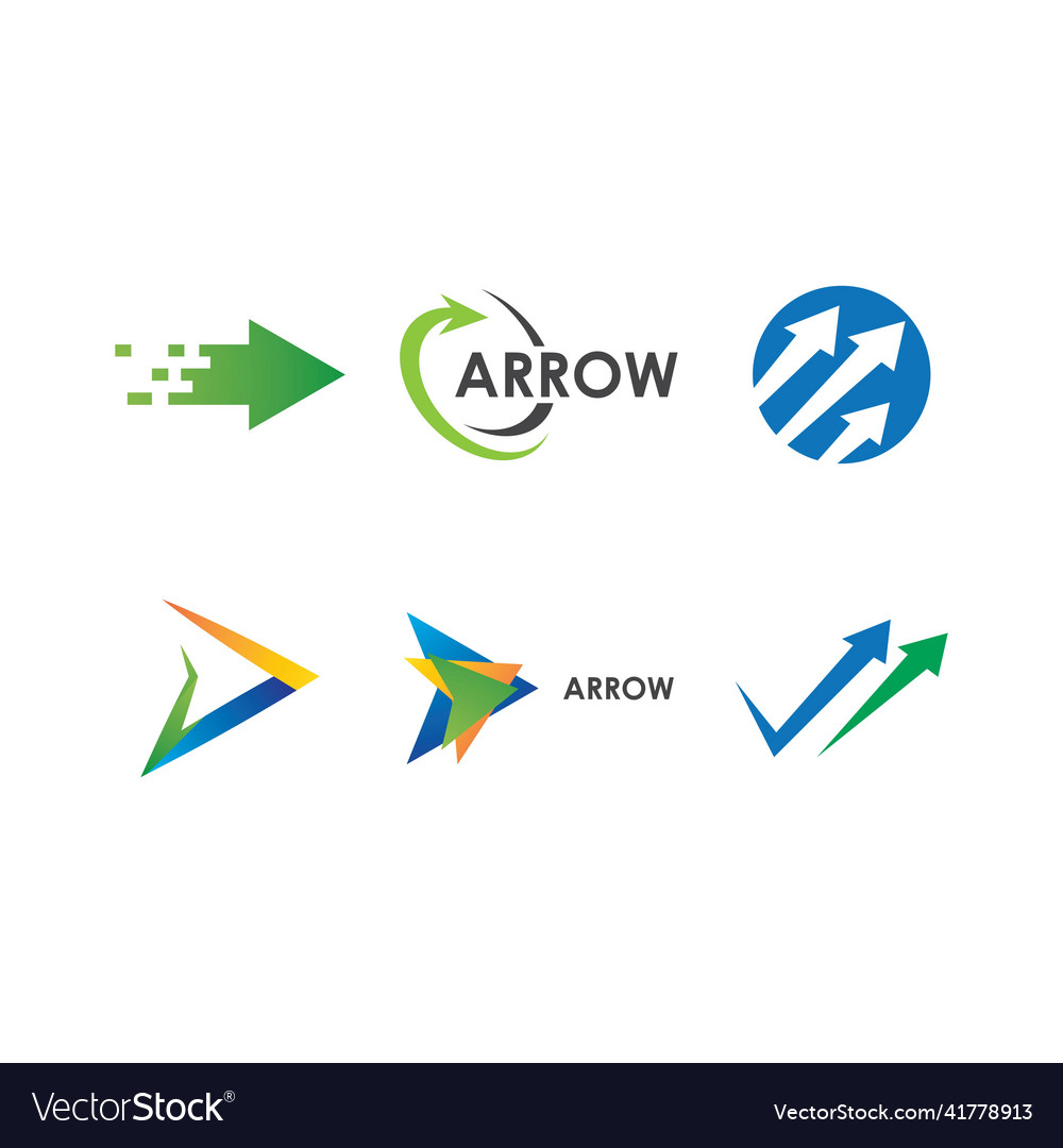 Arrow logo Royalty Free Vector Image - VectorStock