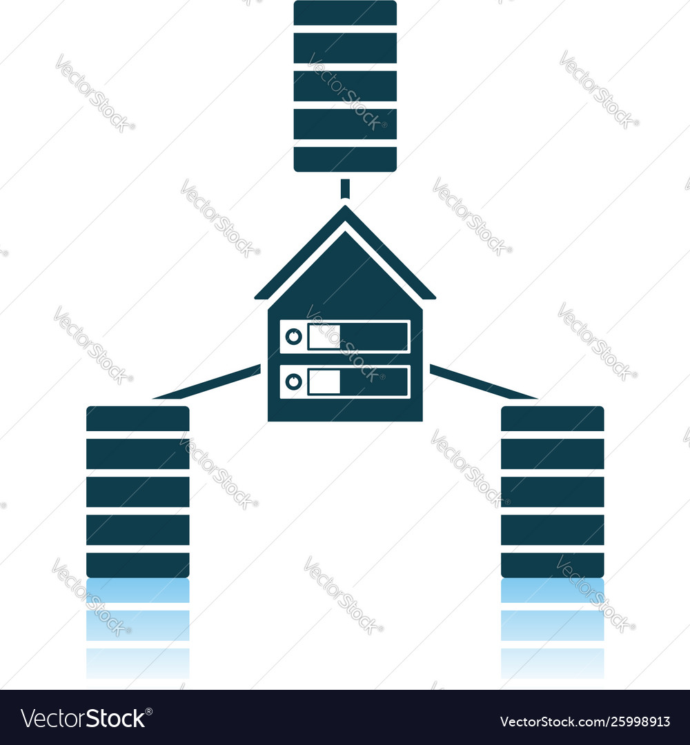 Datacenter icon Royalty Free Vector Image - VectorStock