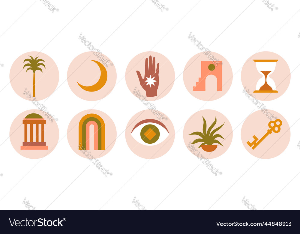 Highlight covers set Royalty Free Vector Image