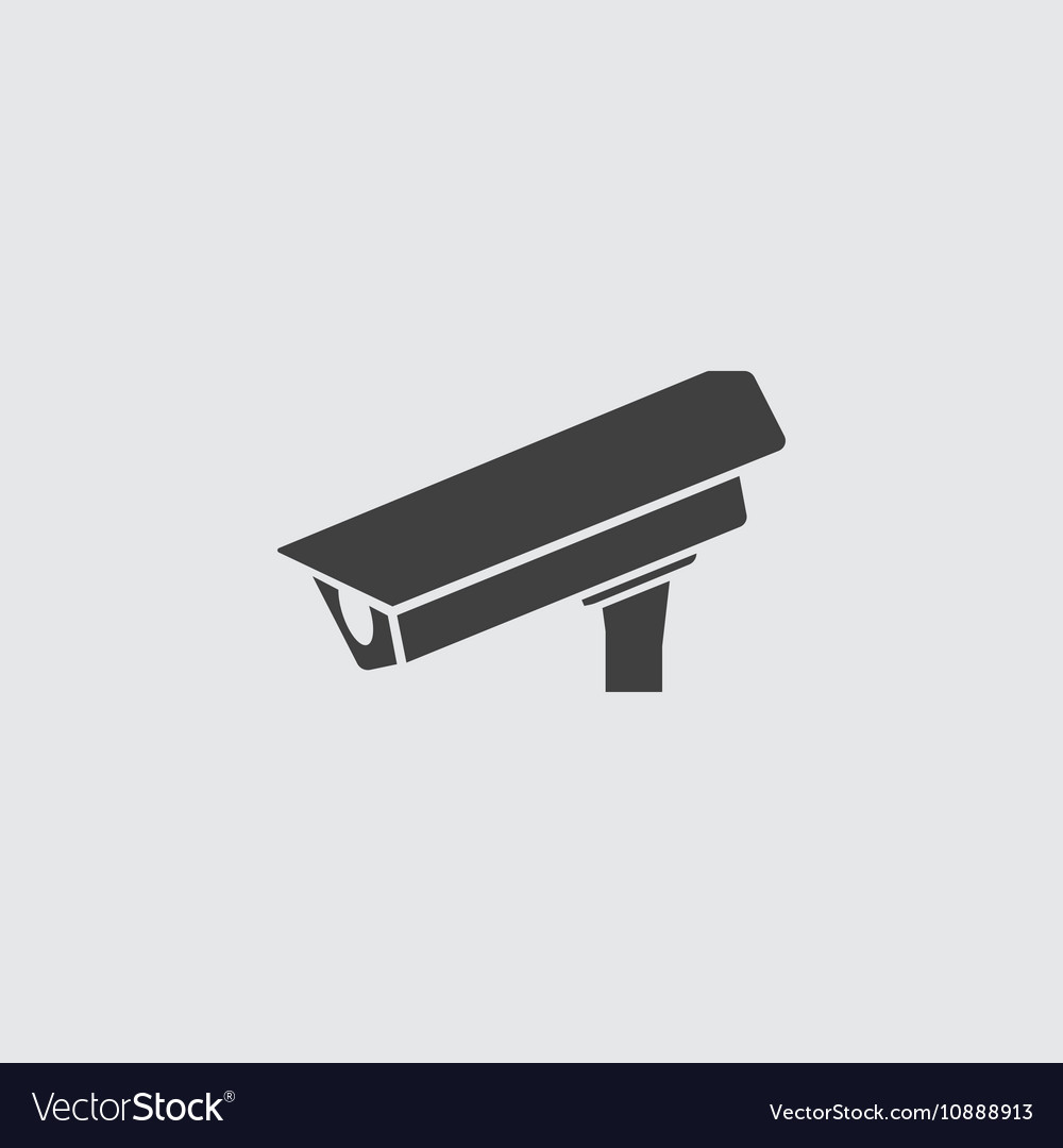 Security camera icon Royalty Free Vector Image
