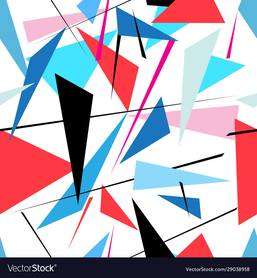 Abstract multicolored geometric pattern Royalty Free Vector