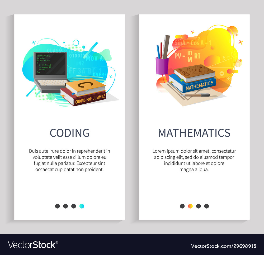 Coding and mathematics school subjects disciplines