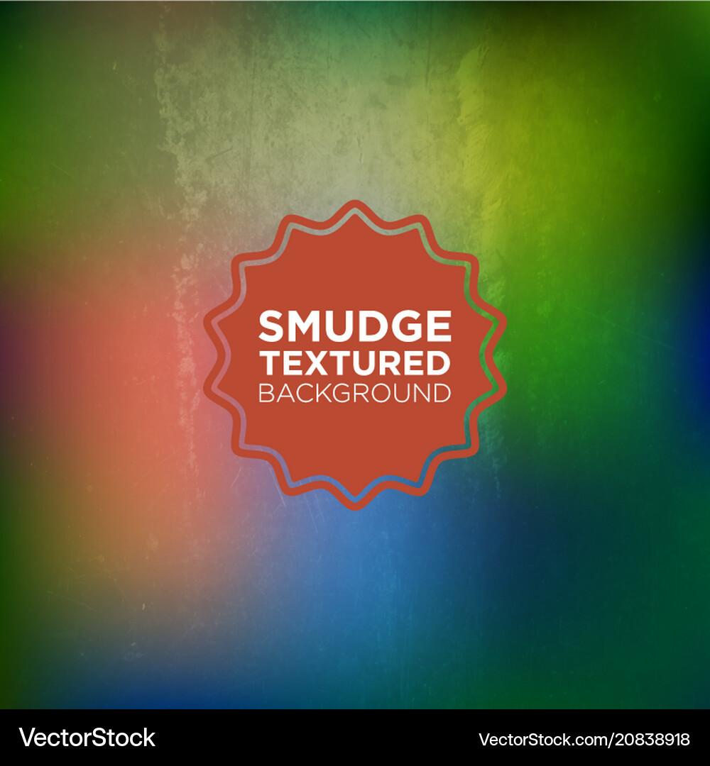 Multicolored smudges background in grunge style Vector Image