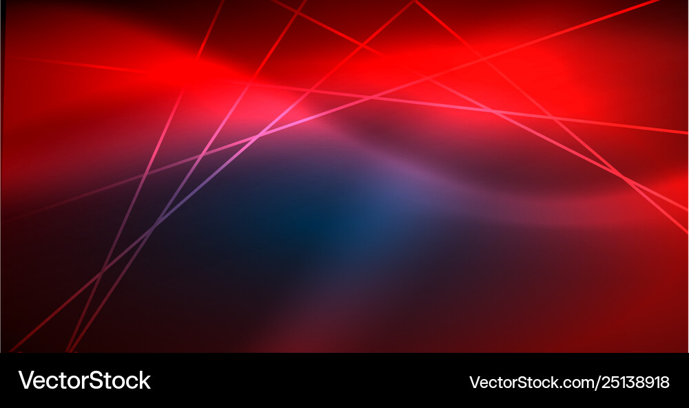 Neon glowing techno lines blue hi-tech futuristic Vector Image