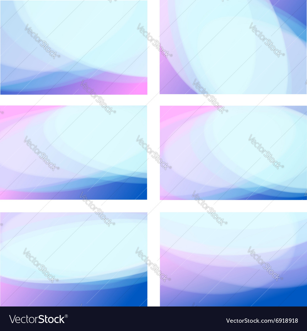 Set wavy background Royalty Free Vector Image - VectorStock
