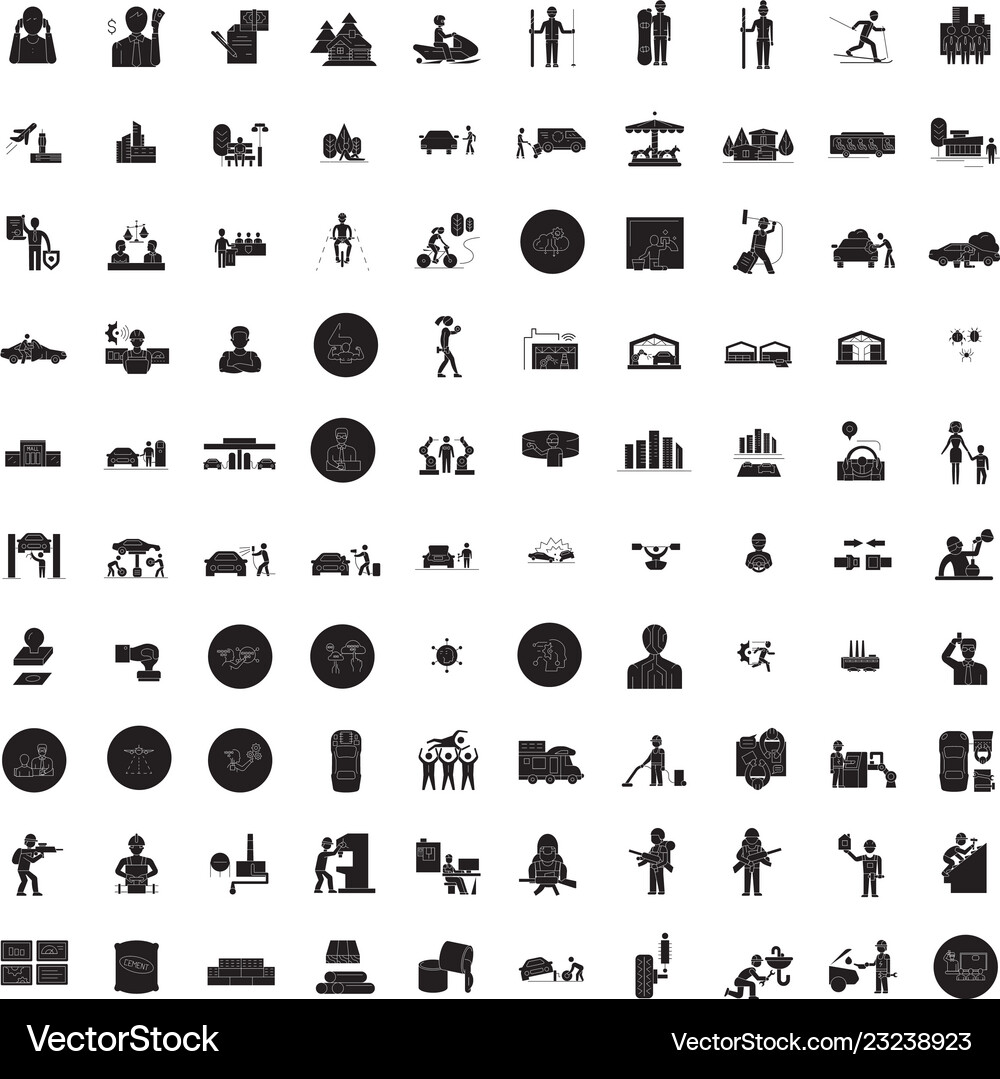 Country house black concept icon Royalty Free Vector Image