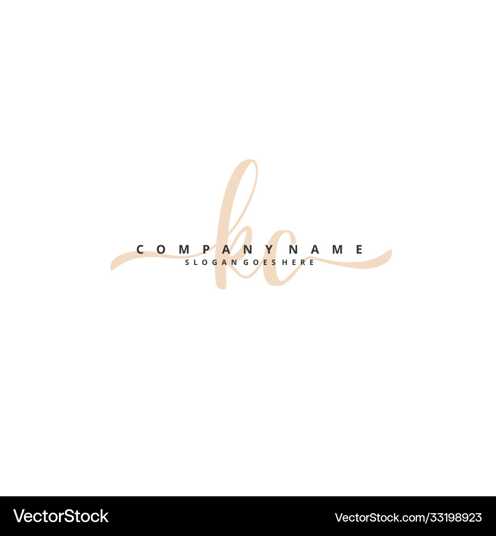 K c kc initial handwriting and signature logo Vector Image