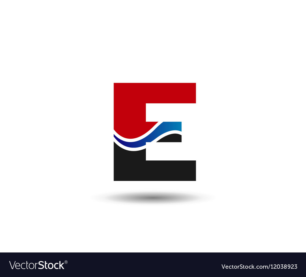 Letter e Royalty Free Vector Image - VectorStock