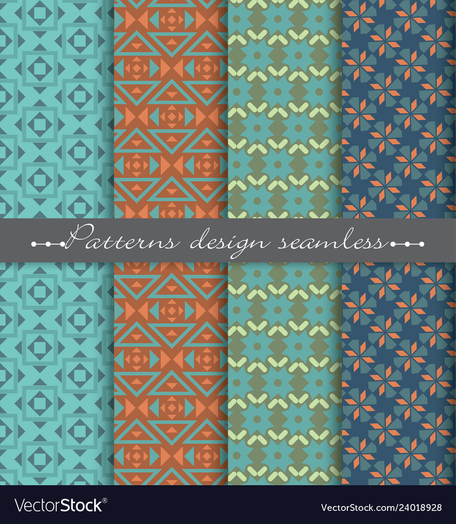 Abstract geometric collection Royalty Free Vector Image