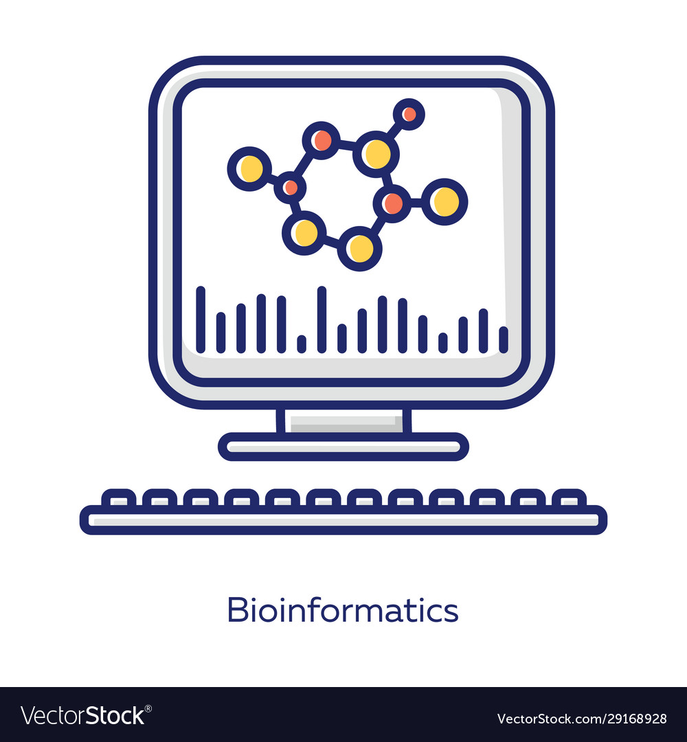 Bioinformatics white color icon human genome Vector Image Bioinformatics white color icon human genome Vector Image