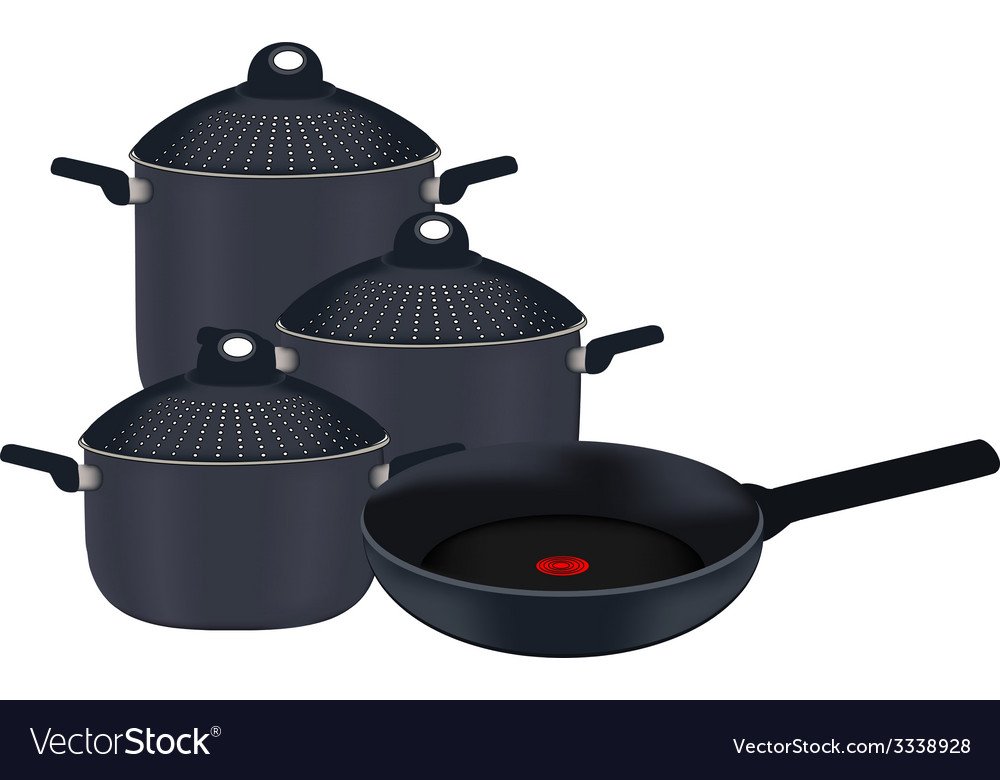 Kitchen set Royalty Free Vector Image - VectorStock