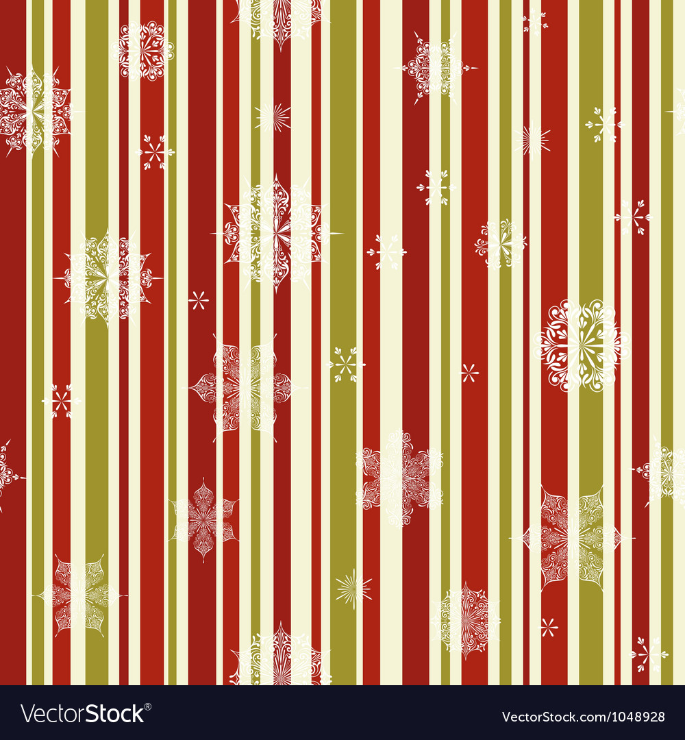 Vintage christmas seamless pattern Royalty Free Vector Image
