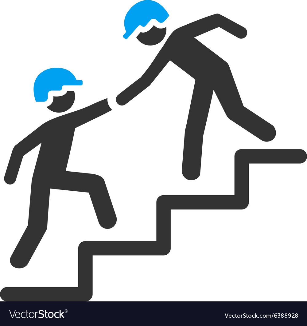 Workers help icon Royalty Free Vector Image - VectorStock