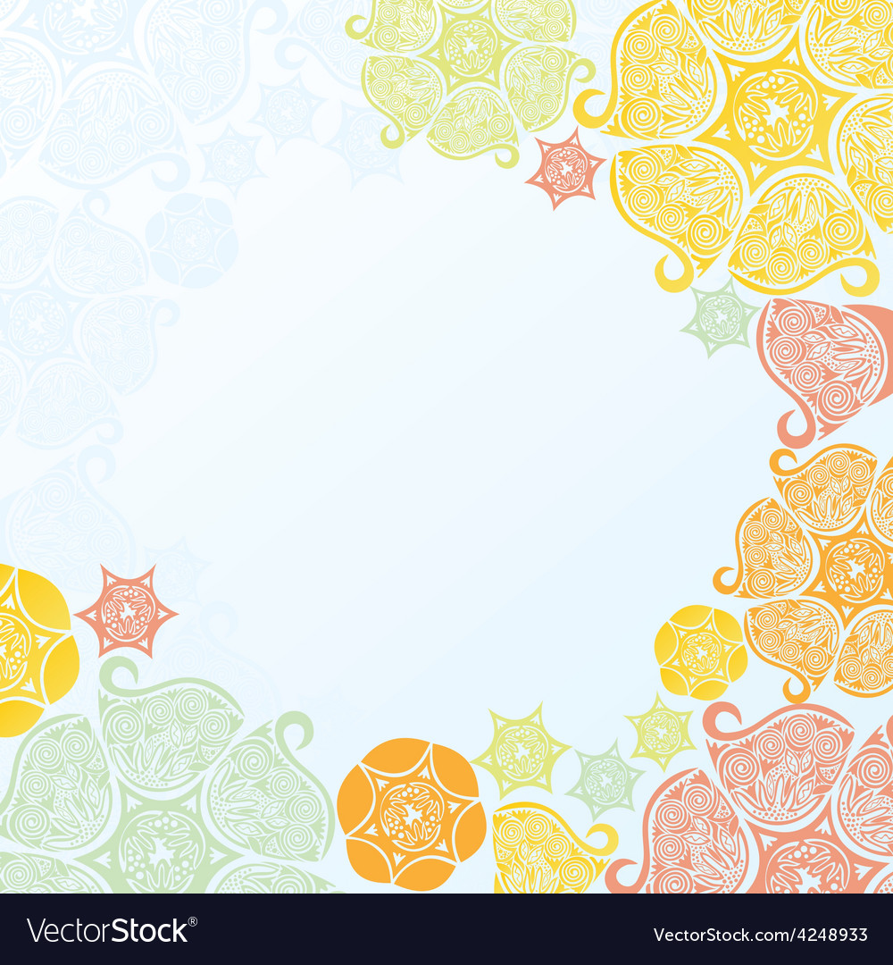 Floral nature pattern background Royalty Free Vector Image