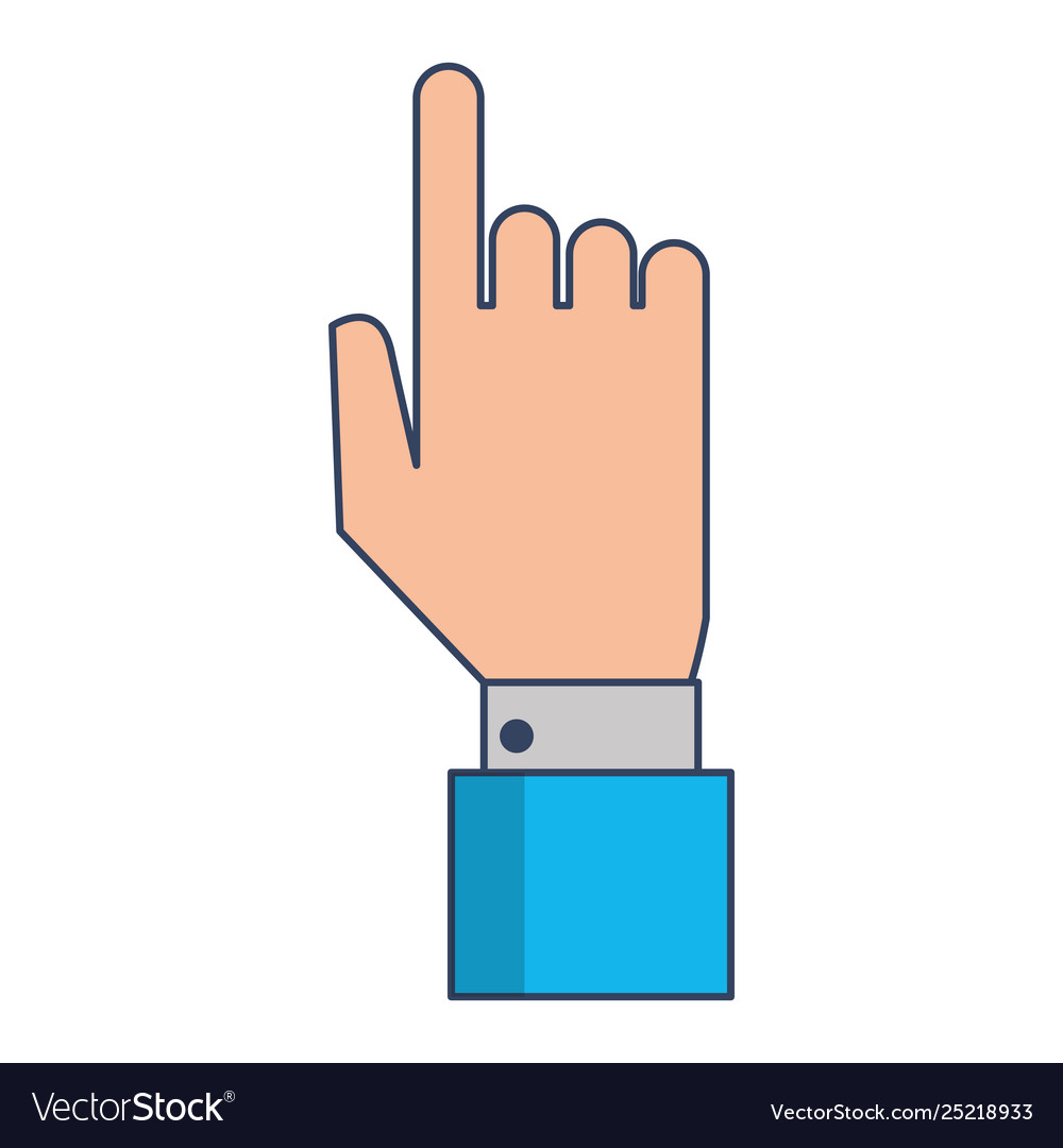 Human hand cartoon Royalty Free Vector Image - VectorStock