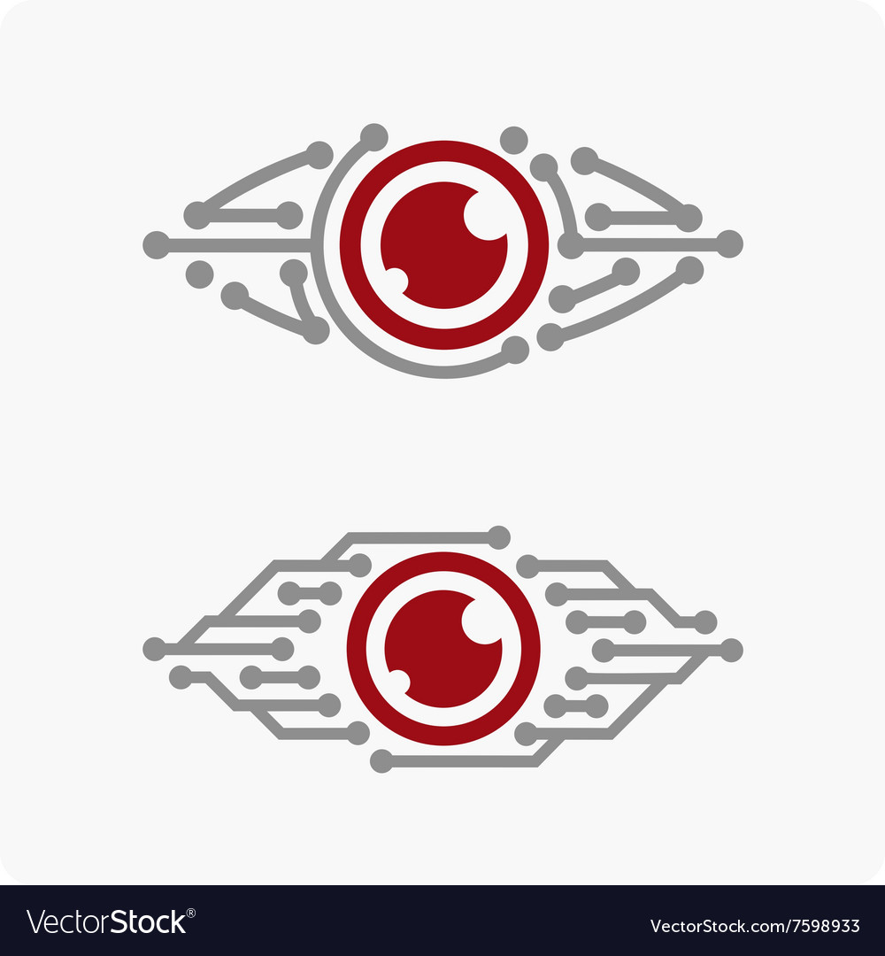 Technological eye Royalty Free Vector Image - VectorStock