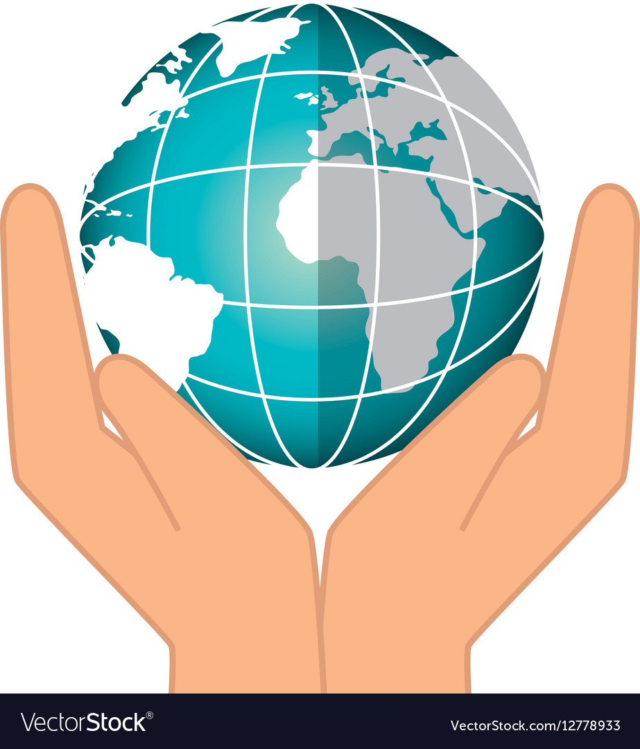 World planet earth icon Royalty Free Vector Image