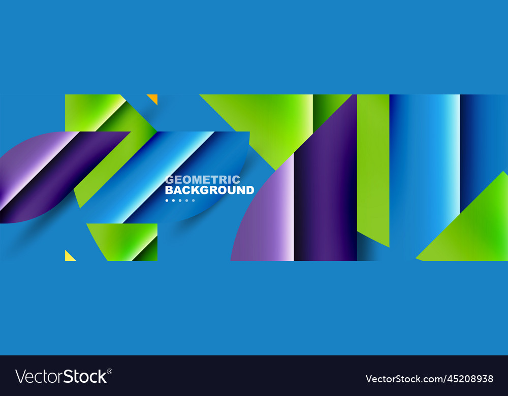 Abstract background with geometric elements Vector Image