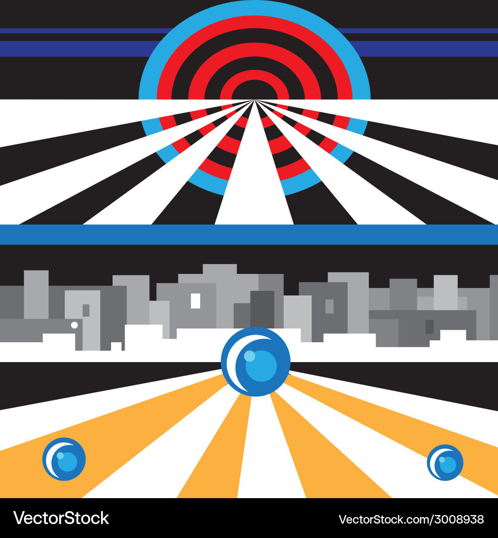 City abstract background Royalty Free Vector Image