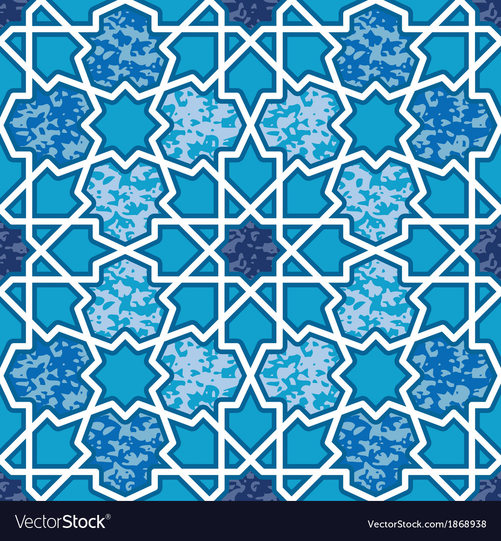 Seamless moroccan tile Royalty Free Vector Image
