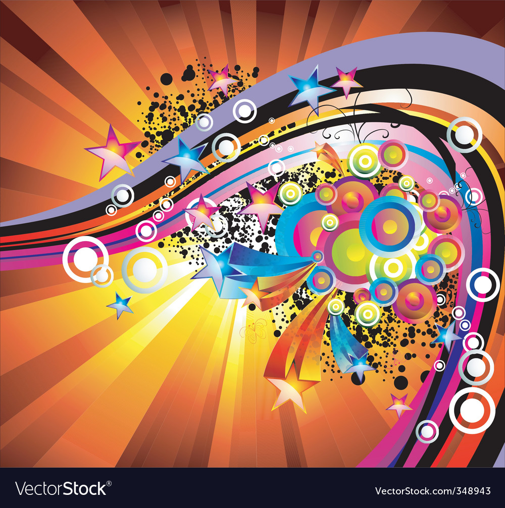 Abstract rainbow Royalty Free Vector Image - VectorStock