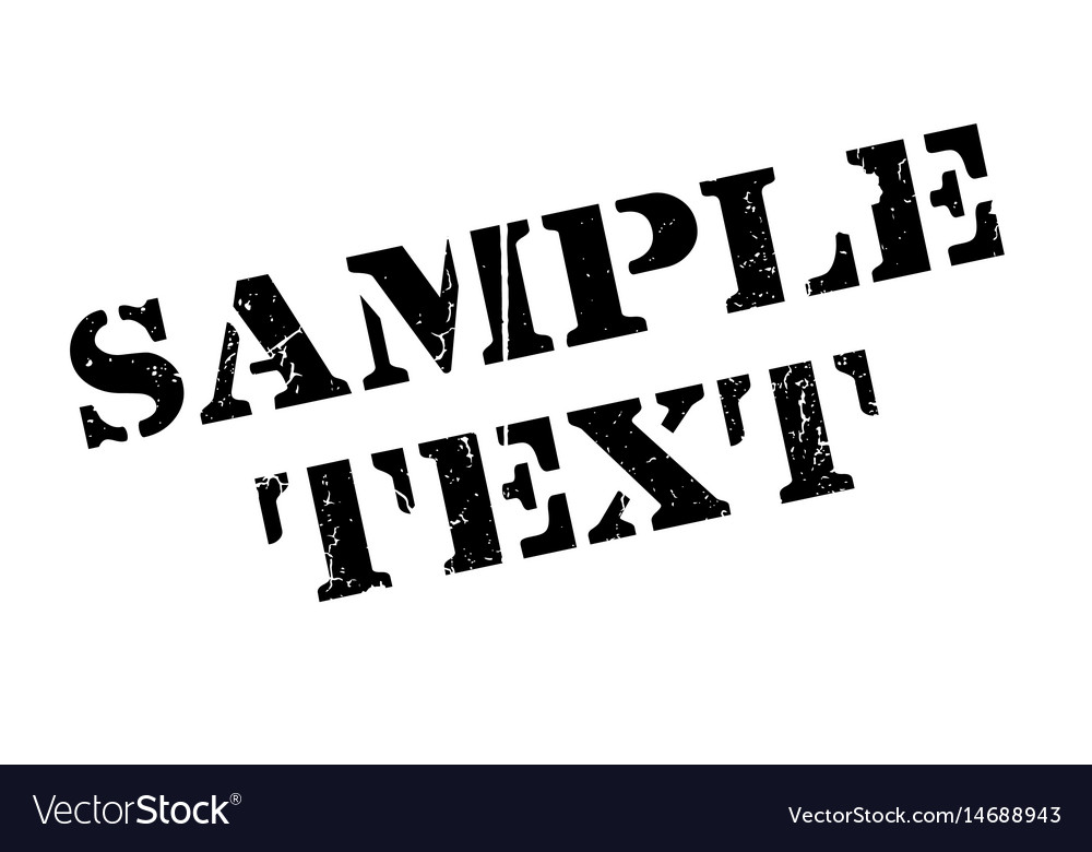 Sample text rubber stamp Royalty Free Vector Image