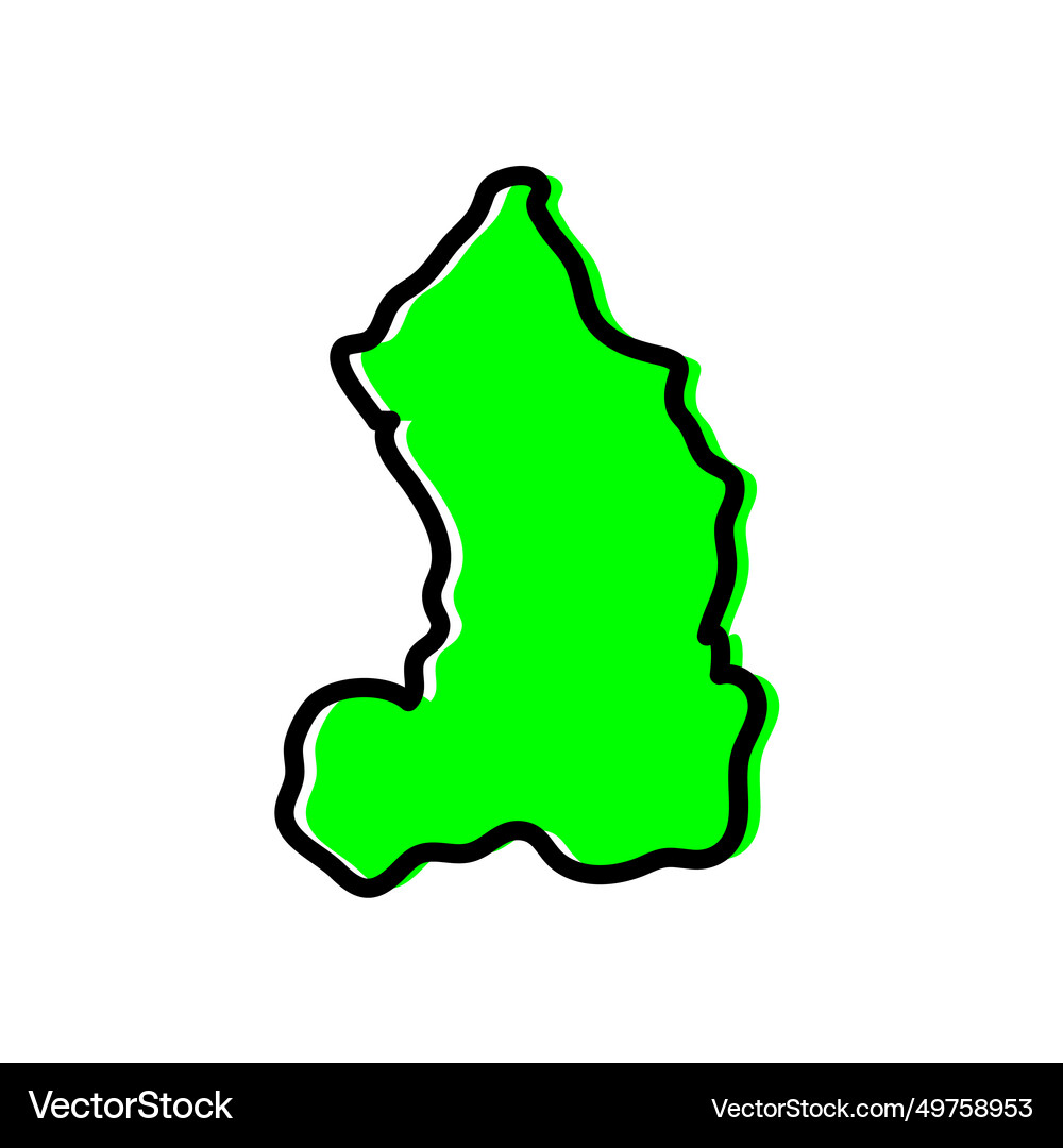 Eastern province of rwanda map Royalty Free Vector Image
