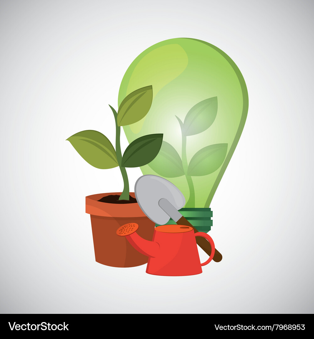 Natural and eco design Royalty Free Vector Image