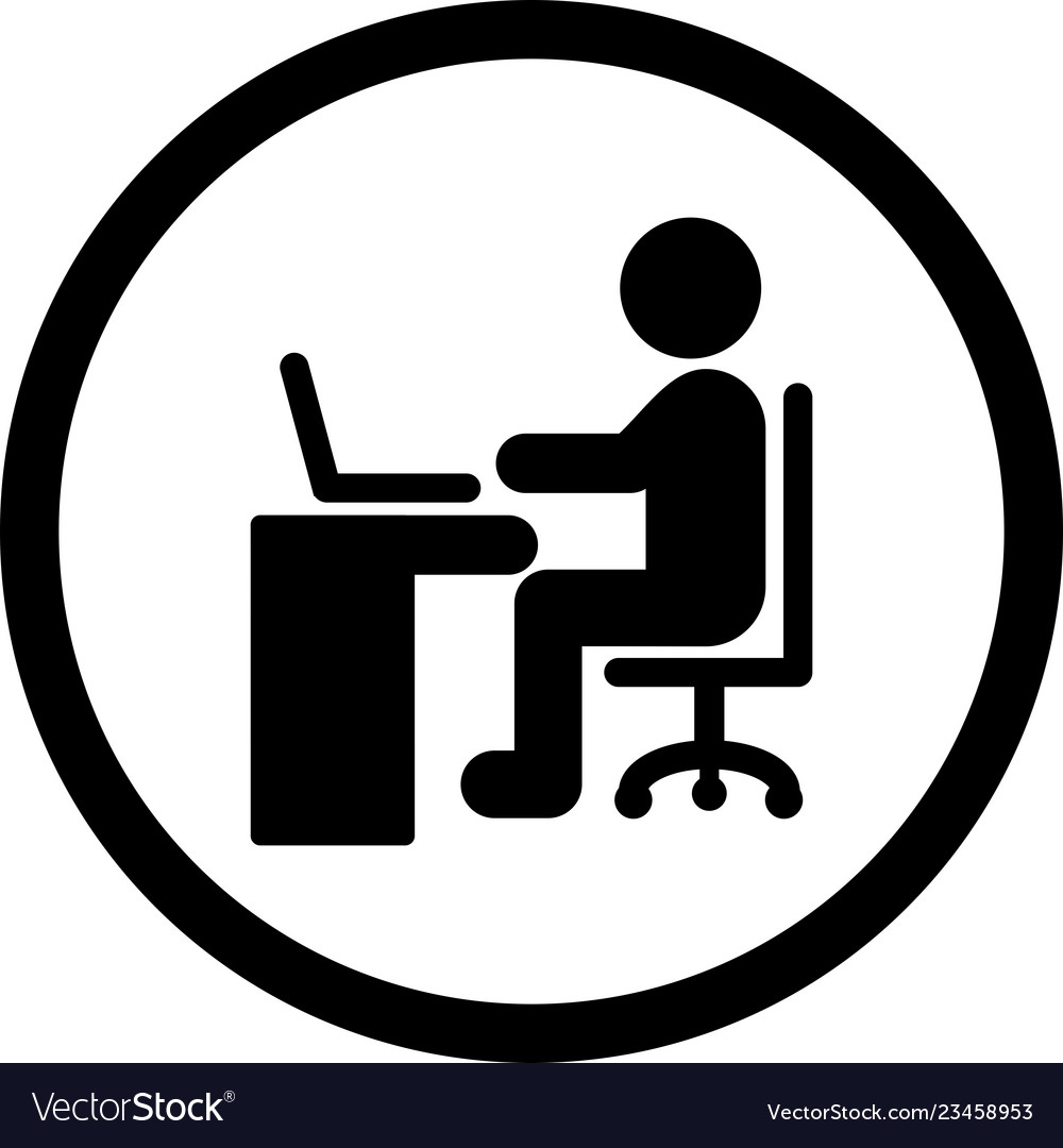 Using laptop icon Royalty Free Vector Image - VectorStock