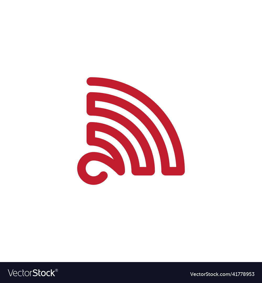 Wireless logo Royalty Free Vector Image - VectorStock
