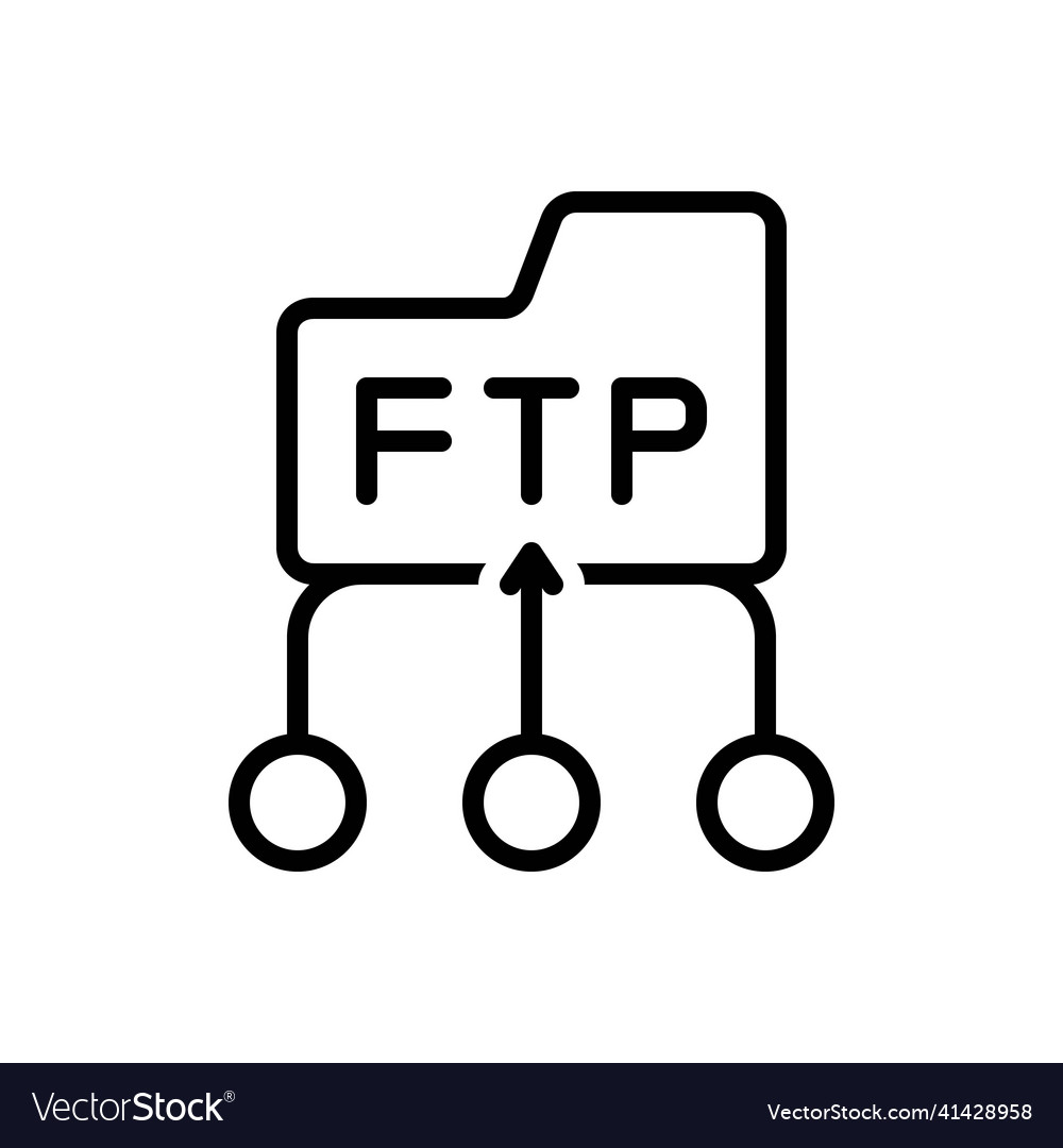 Ftp Royalty Free Vector Image - VectorStock