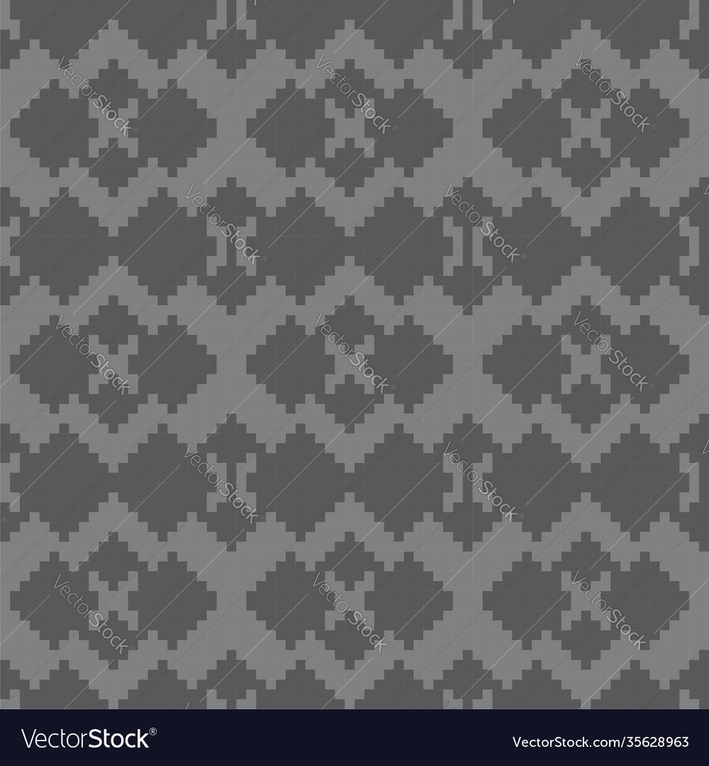 Grey argyle seamless pattern background Royalty Free Vector