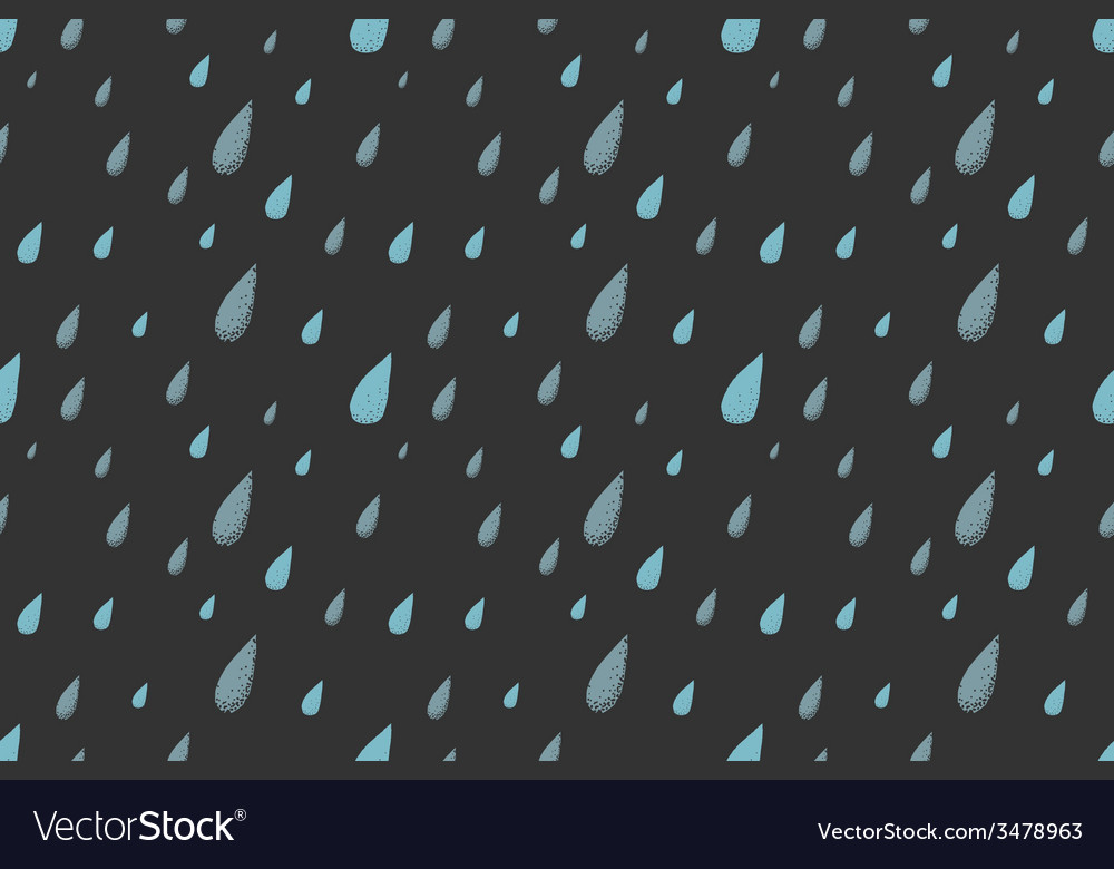 Rain pattern night Royalty Free Vector Image - VectorStock