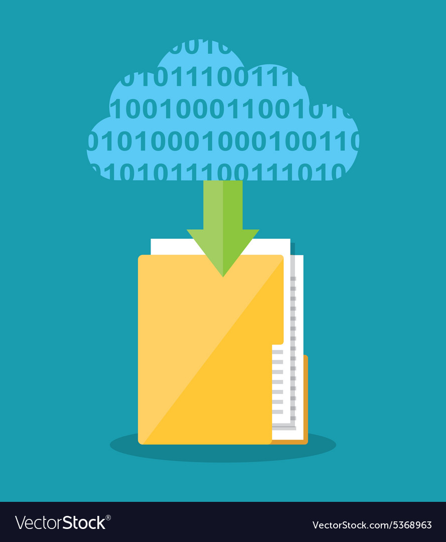 Storage concept Royalty Free Vector Image - VectorStock