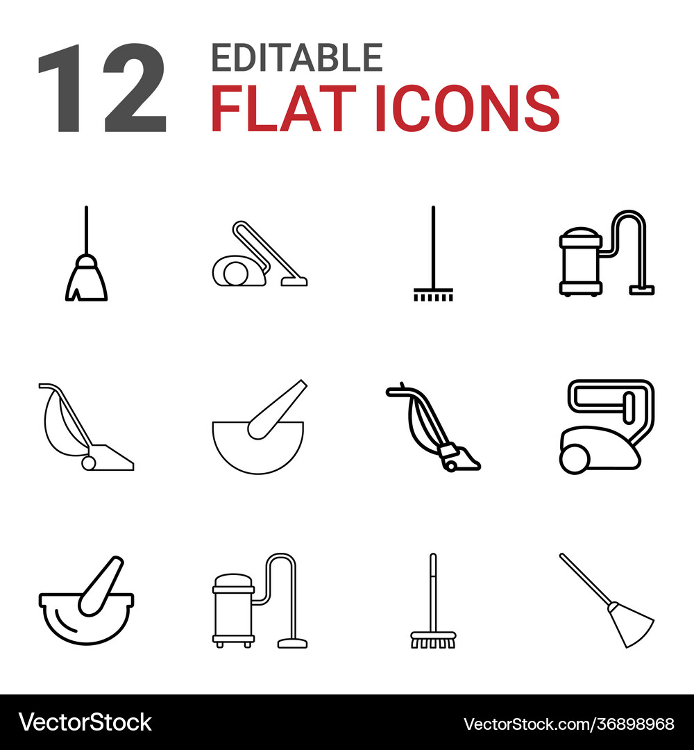 Cleanup icons Royalty Free Vector Image - VectorStock