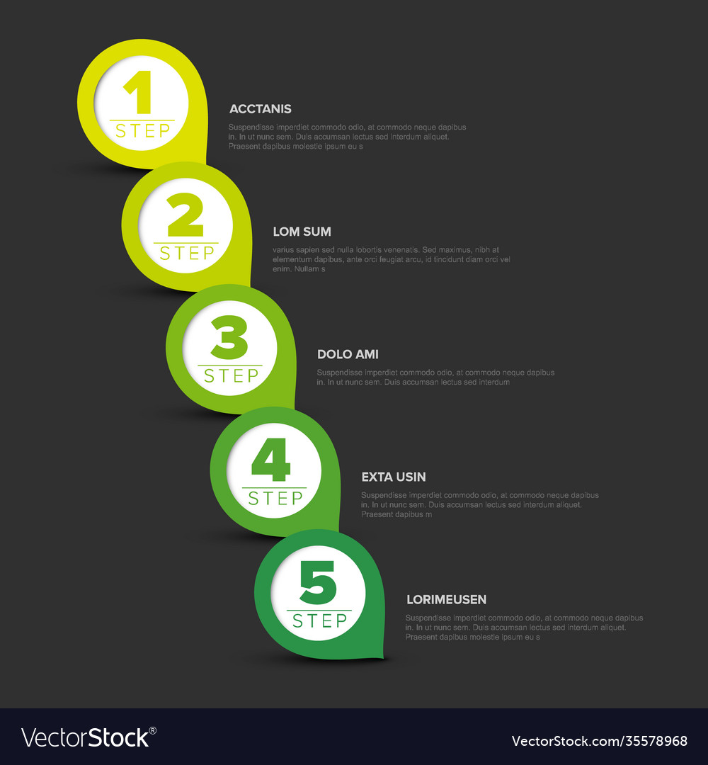 Progress steps diagonal template Royalty Free Vector Image Progress steps diagonal template Royalty Free Vector Image