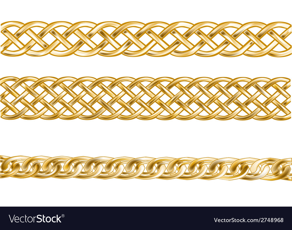 Three chain Royalty Free Vector Image - VectorStock
