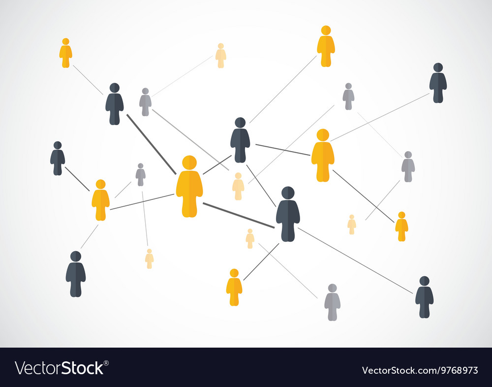 Abstract human connection Royalty Free Vector Image Abstract human connection Royalty Free Vector Image