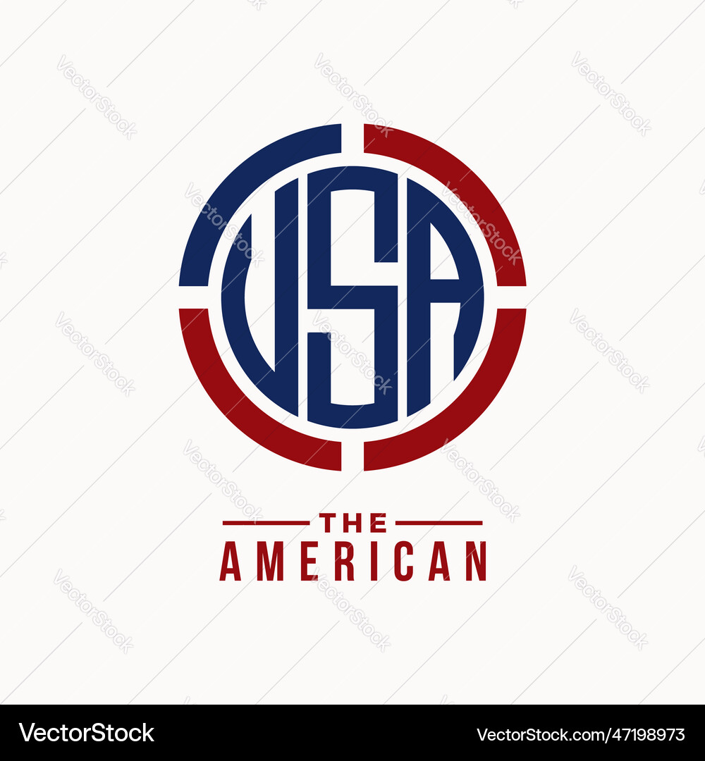 American label sign symbol Royalty Free Vector Image