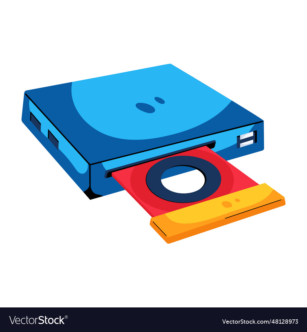 Cd rom Royalty Free Vector Image - VectorStock