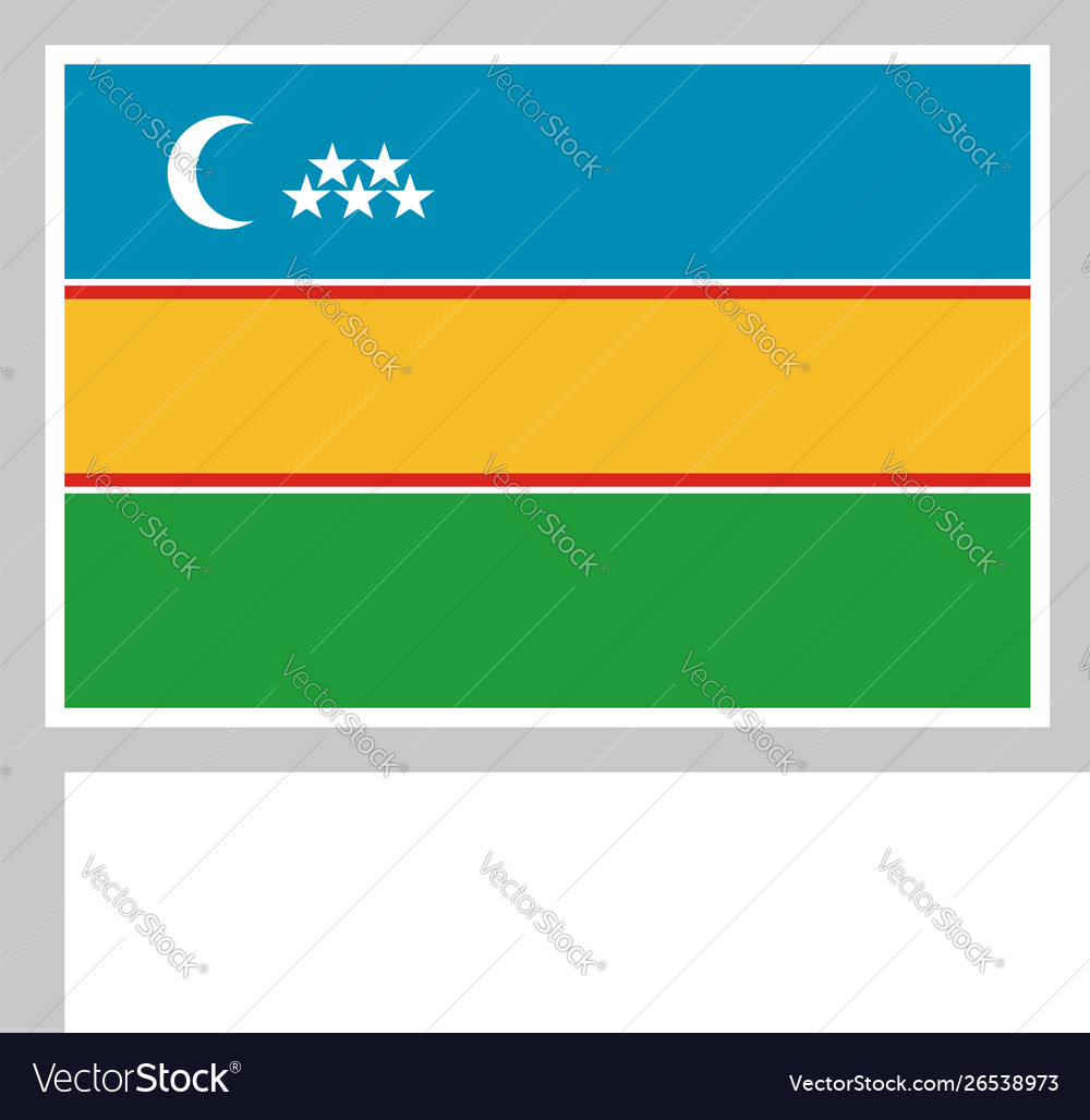 Flag on flagpole rectangular shape icon white Vector Image