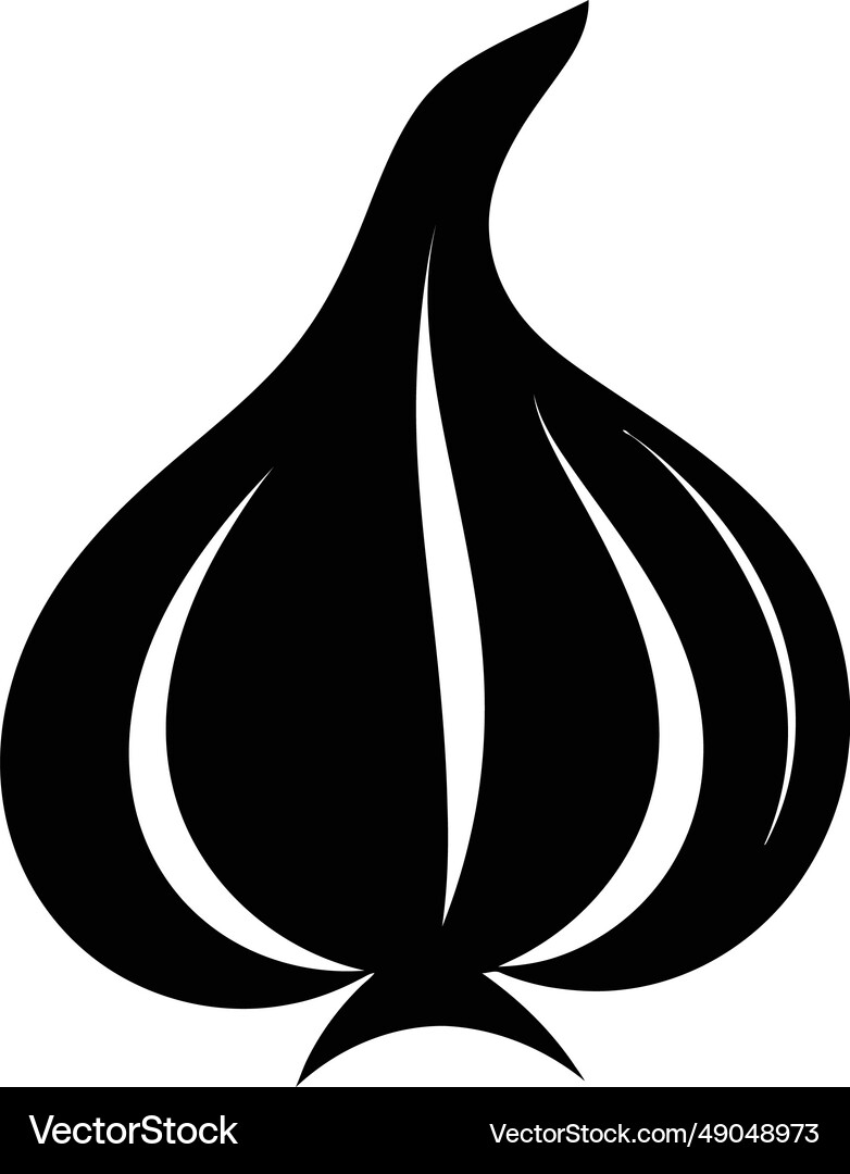 Garlic lovers collection icon pack with garlic Vector Image