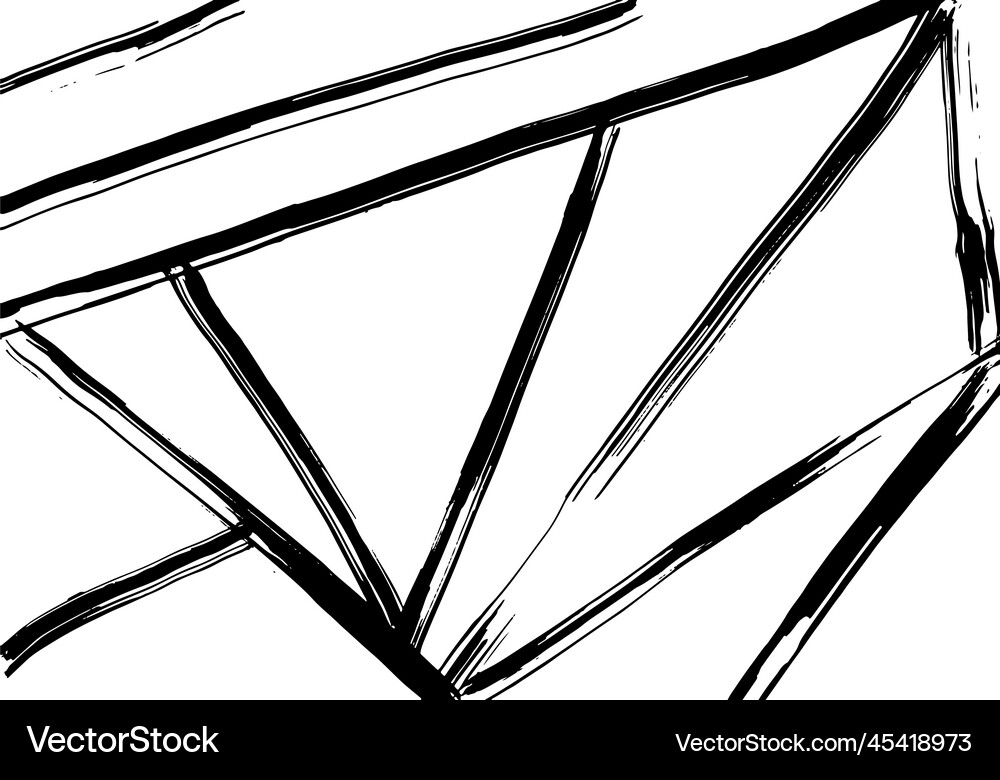 Grunge ink dry brush abstract background Vector Image