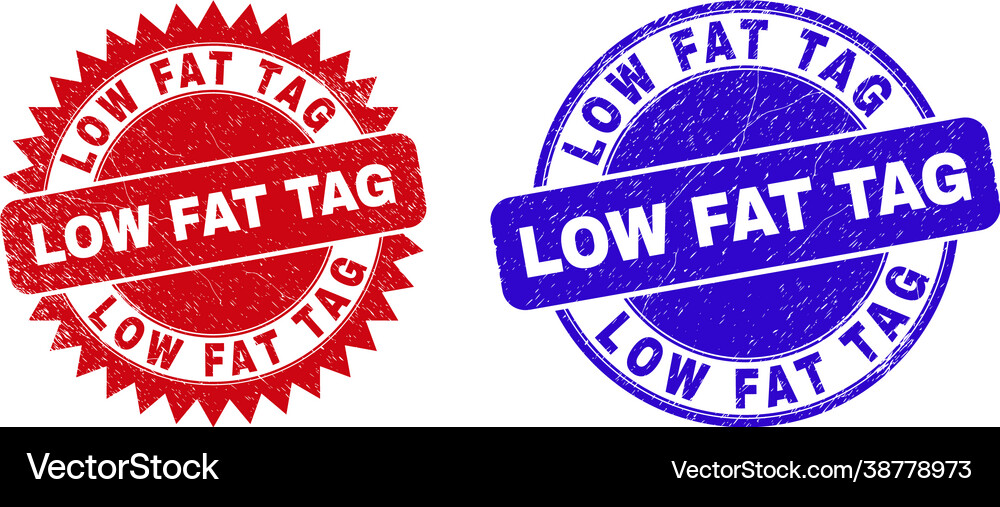 Low fat tag rounded and rosette seals with unclean
