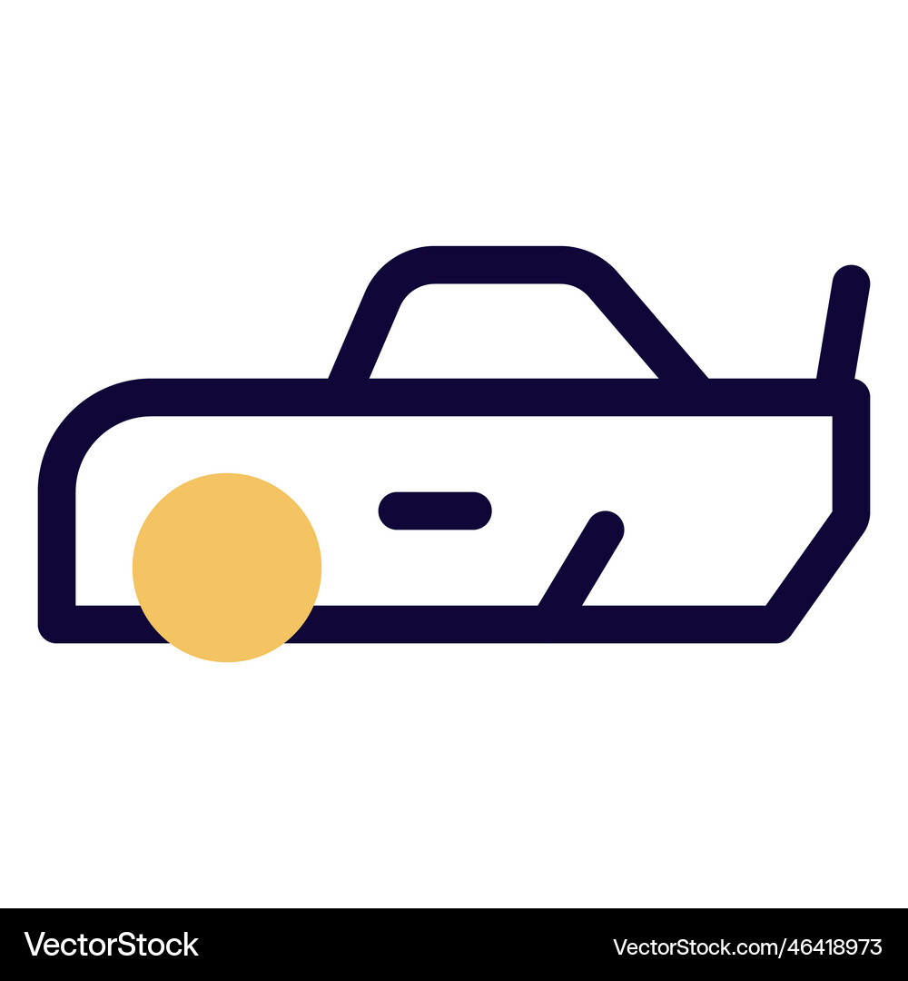 Prototype of high speed racing car Royalty Free Vector Image